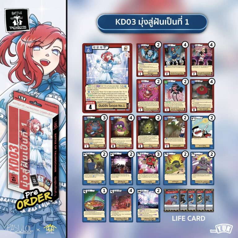 FULL LIST KD03 มุ่งสู่ฝันเป็นที่ 1 | Battle of Talingchan - My Space
